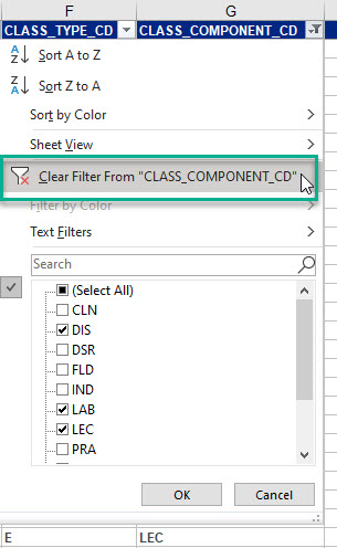 Basic Excel Tips and Tricks | Registrar Student Data